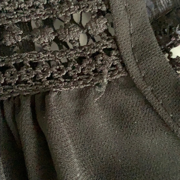 yishangyi | Tops | Yishangyi Black Lace Top Flyaway Back | Poshmark